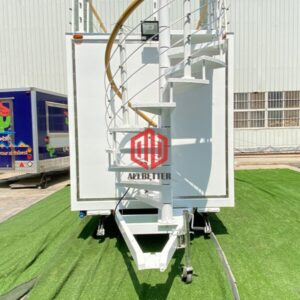 Double-Decker Staircase Stage Trailer Cube - Allbetter