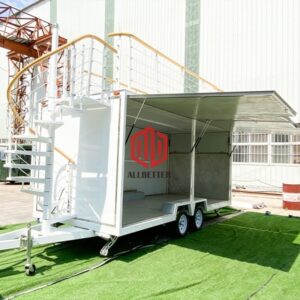Double-Decker Staircase Stage Trailer Cube - Allbetter