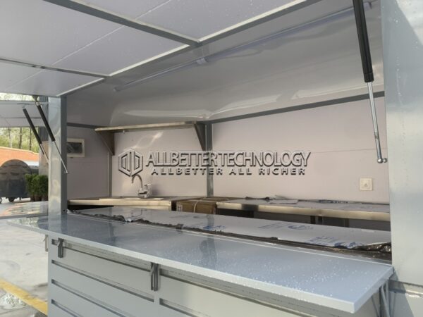 11.5FT Light Grey Concave-convex Horse Trailer - Allbetter